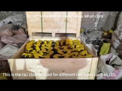 Clamps de trilho de Pandrol, clamp de isolamento forjado