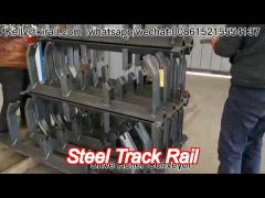 Rail en acier de la norme européenne DIN5901 S14 pour le chemin de fer de port d'usine