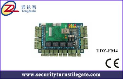 China Web Gebaseerd streepjescodetoegangsbeheer, wiegand IP Toegangscontrolebord Met vier deuren Te koop
