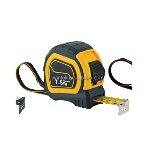 7.5m di lunghezza High Range Contractor Rubber Measuring Tape con spessore della lama di 0,16 mm
