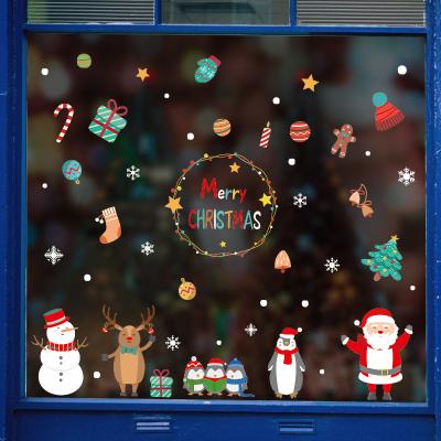 China Christmas Static Cling Window Sticker Supplier for sale