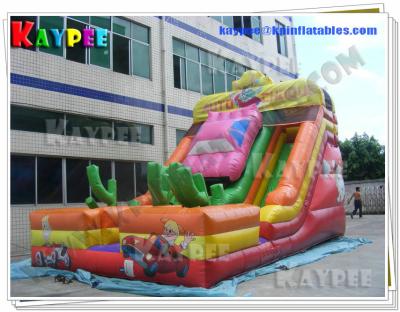 China Car Slide Inflatable active slide PVC Tarpaulin slide Inflatable slide Game KSL073 for sale