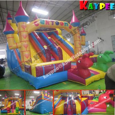China Commercial Castle Slide Inflatable slide Game Colourful slide KSL091 for sale