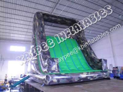 China Inflatable camouflage slide, Jungle slide,Inflatable standard slide for sale