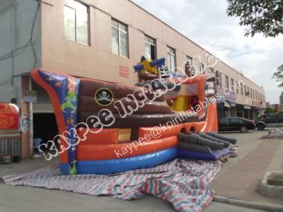 China Hot sell Inflatable pirate Ship slide, ,Inflatable boat slide,standard slide for sale