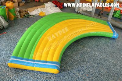 China Inflatable water Curve running way for aqua park for sale