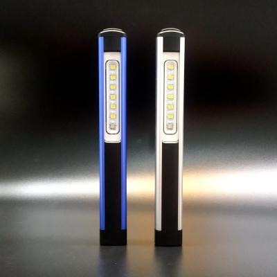 China Rechargeable SMD LED pen light with magnet and battery indicator for sale