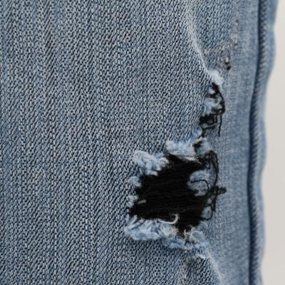 China TR four way stretch Eco-friendly Denim Fabric Wholesaler recycled fiber textile Distributor for sale