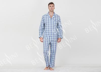 Pyjama-/-Männer der langärmligen Männer trocknen leichte Baumwollwinter-Pyjamas schnell