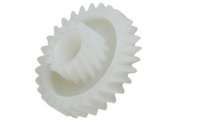 China High Precision Molded Plastic Gears , Nylon Plastic Helical Gears White Color for sale