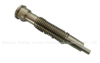 China High Precision CNC Machined Worm Drive Shaft Screw For Reducer Round  Shape for sale