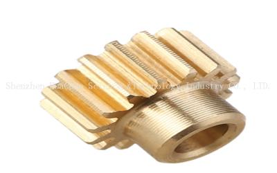 China Machining Small Brass Spur Gears , Micro Straight Spur Gear Different Material for sale