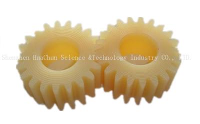 China Multi Function Small Plastic Spur Gears , Nylon Compound Gears Wear Resistance for sale