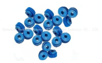 China Colorful Small Straight Tooth Gears , POM Plastic Pinion Gears Injection Molding Type for sale