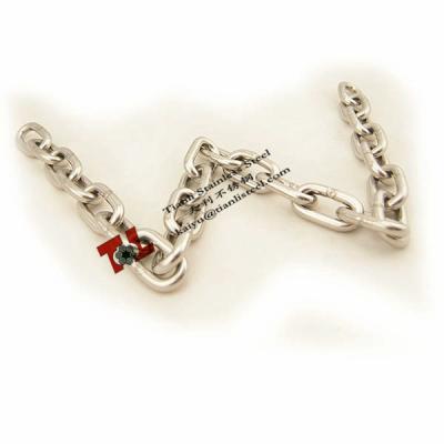 China 304 316 Stainless Steel Link Chain DIN766 2mm with elegant shape for sale