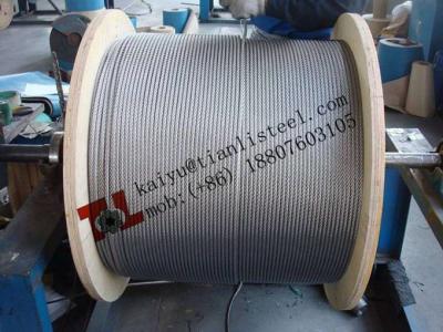 China 6x37+IWRC Stainless Rope STS 304 316 diameter 18mm for sale