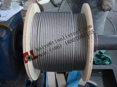 China 7x37 Stainless Steel Rope 16mm SUS 304 316 for sale