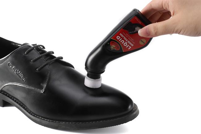 Black Liquid Shoe Polish 75 Ml Premiere Instant Polish Easy Self Care Gloss Leather Boots Shoes Accessories Customized