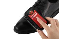 China Shoe Shine Sponge Double-Sided Rectangular Two Faces Footwear Shine Polish for sale