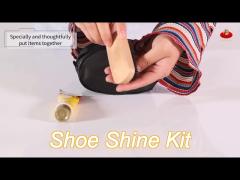 antique shoe shine brush kit shoe shine sponge shoe polish shoe brush with double corrugated cardboa