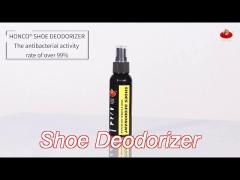 athletic shoe deodorizer spray footwear deodorant 99% antibacterial activity odour eliminator spray