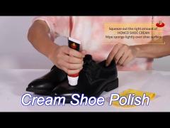black brown cream shoe polish sponge applicator hose packaging leather shoe glaze essential polish