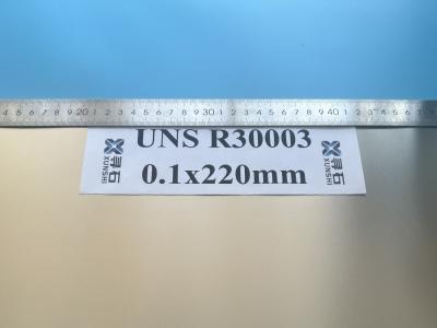 R30003 high strength non magnetic anti-corrosion elastic alloy strip