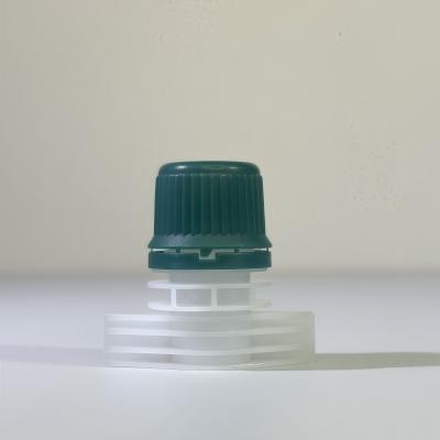 China Burr Free Pouch Spout Cap Scratch Resistant 15mm Plastic Cap OEM For Leak Proof Flexible Packaging for sale