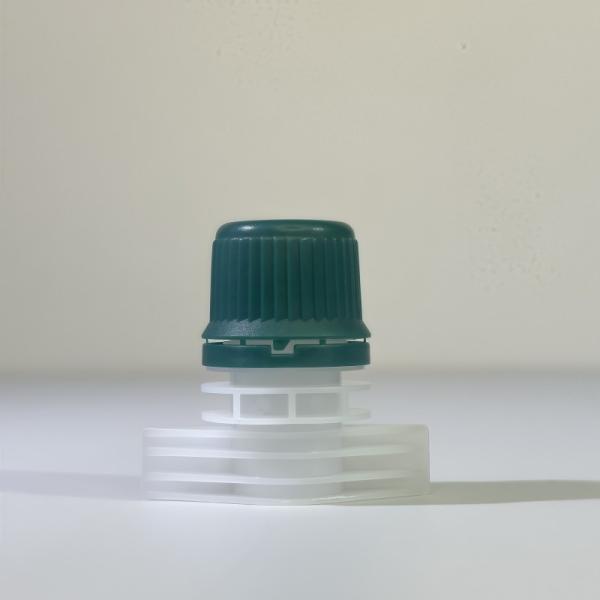 Quality Burr Free Pouch Spout Cap Scratch Resistant 15mm Plastic Cap OEM For Leak Proof Flexible Packaging for sale