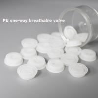 Quality PE Silicone Diaphragm Valve Plasticizer Free Coffee Bag Degassing Valve for sale