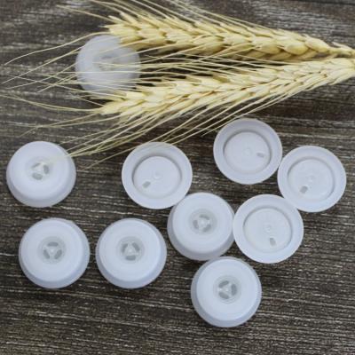 China Small Plastic Coffee Degassing Valve 100% HDPE Coffee One Way Valve for sale