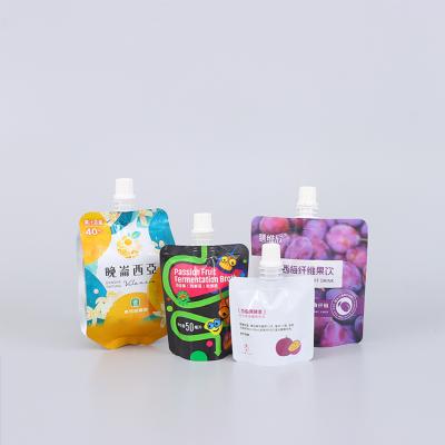 China Self Standing Doypack Spout Pouch Leak Proof Custom Printed Spout Pouches With Spout Cap for sale