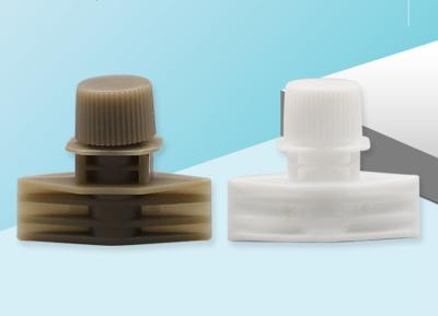 China Food Grade Twist Spout Cap Integrated Spout Caps Tamper Proof With Tamper Evident Ring for sale