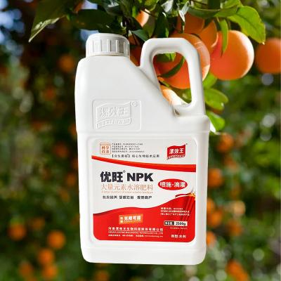 Cina Liquido 100% NPK Fertilizzante idrosolubile NPK 17 Fertilizzante vegetale Trace element Drip irrigation in vendita