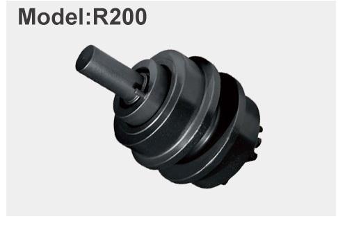 Quality Hyundai R200 Excavator Upper Roller 20 Ton Lug Pattern Carrier Roller for sale