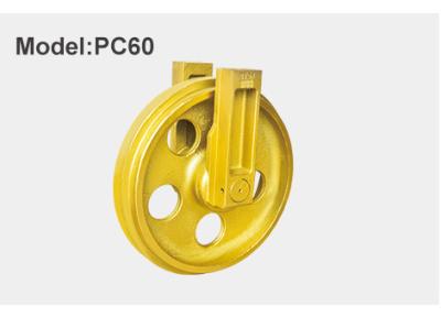 China Komatsu PC60 Idler Assy Excavator Undercarriage Replacement 5 Lug Front Idler for sale
