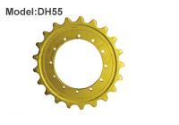 Quality Komatsu DH55 Excavator Sprocket Undercarriage Track Parts Standard Dimension for sale