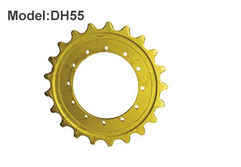 Quality Komatsu DH55 Excavator Sprocket Undercarriage Track Parts Standard Dimension for sale