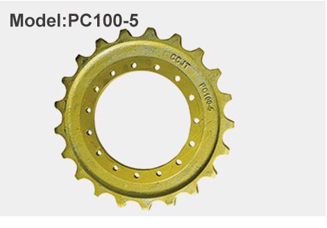 Quality Komatsu PC100-5 Track Drive Sprocket Excavator Undercarriage Components Customized for sale