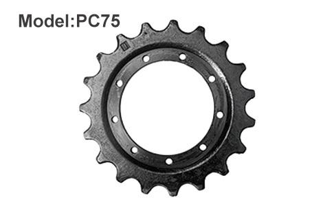Quality Komatsu PC75-Series Excavator Drive Sprocket High Corrosion Resistance for sale