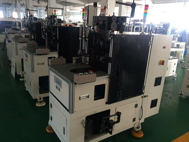 Motor winding machine production line