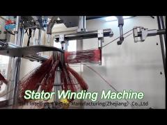 Máquina avançada de enrolamento automático de estator para fio de diâmetro 0,3-1,0 mm