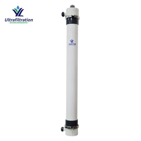 Quality PVDF Filter Ultrafiltration System Washable Hollow Fiber Membrane UF Membrane Pressure Vessel PLC Water Treatment Machinery for sale