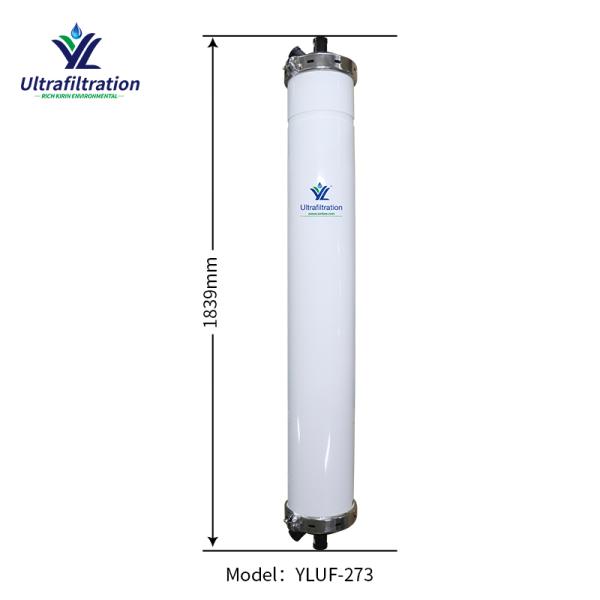 Quality Hot Price Rich Kirin UF-273 Water Purifier 0.01um PVC Replaced Resin PVDF Steel Media Membrane 1 Year Economical Option for for sale