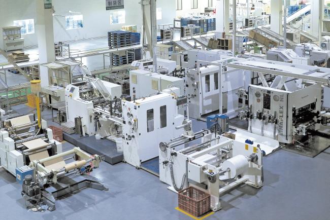 Eco-friendly paper bag manufacturing facility