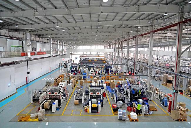 Nanwang's state-of-the-art manufacturing facility with automated production lines
