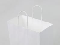 Quality Brown Kraft Fast Food Paper Bag Twisted Handle Paper Takeaway Bags for sale