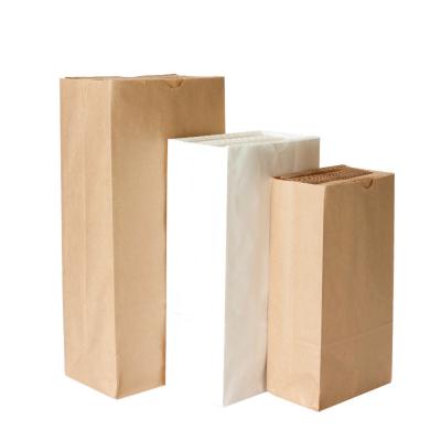 China Safety Food Grade SOS Paper Bags Recyclable Food Takeaway Paper Bags Flexo Printing for sale
