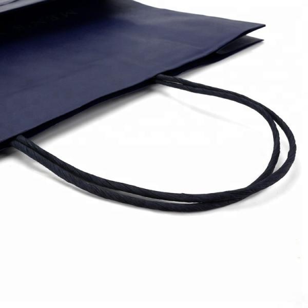 Quality Custom Kraft Recyclable Paper Bag For Clothes Environmentally Friendly with Logo for sale