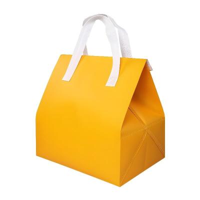 China Thermal Non Woven Cooler Bag Custom Printed Non Woven Carrier Bags Tote Packaging Bags for sale